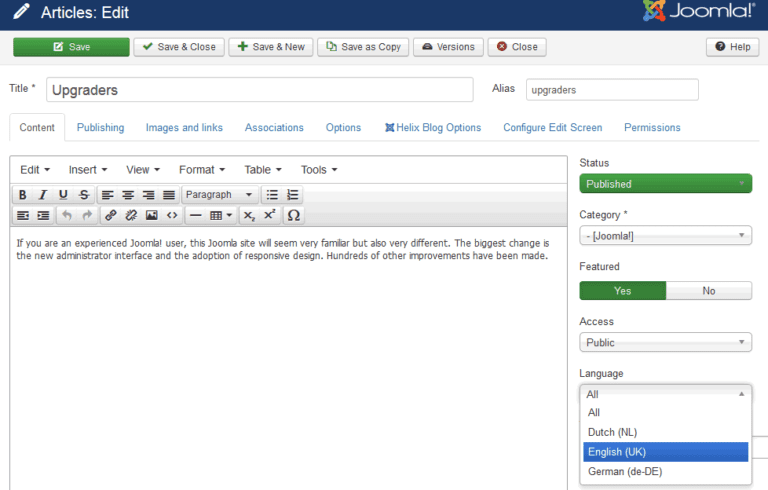How To Create Joomla Multilingual Website - Age Themes How To Create Joomla Multilingual Website - Age Themes